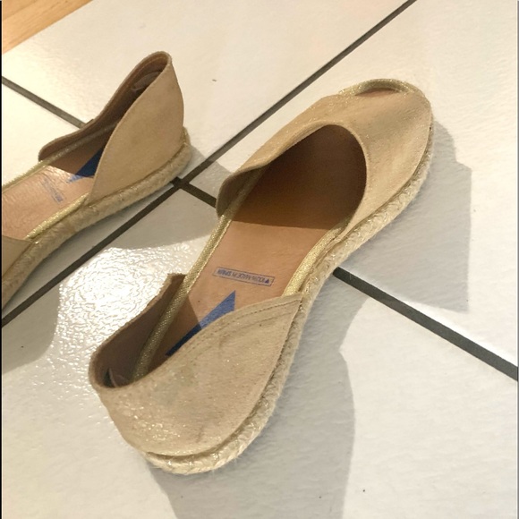 Verbenas | Shoes | Verbenas Gold Slip On Leather Shoes | Poshmark